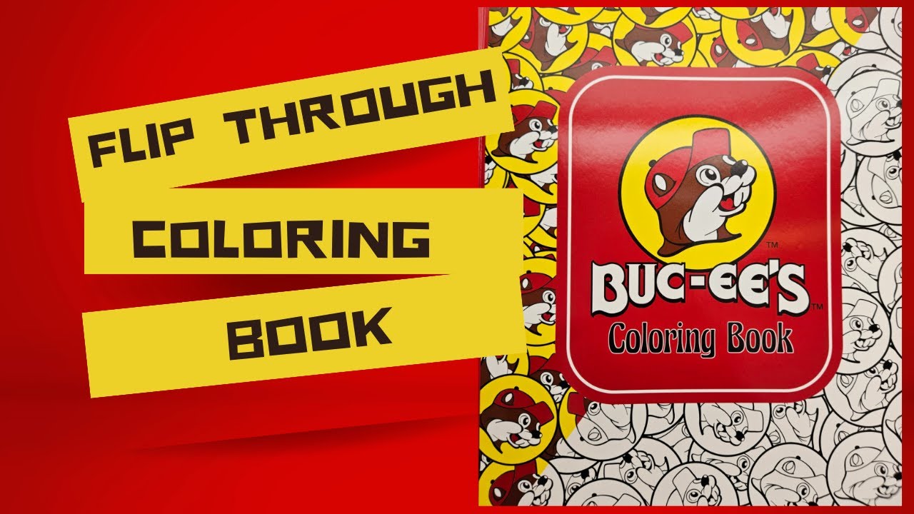 BUCEE'S Adult Coloring Book #flipthrough #coloringbookflipthrough # ...