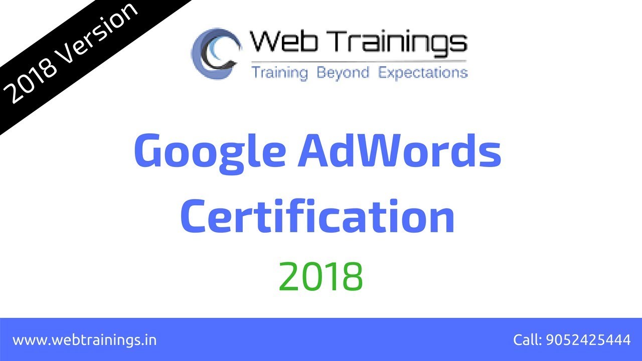 Google AdWords 2018 Certification with 10 Sample Q&A - How to Become ...