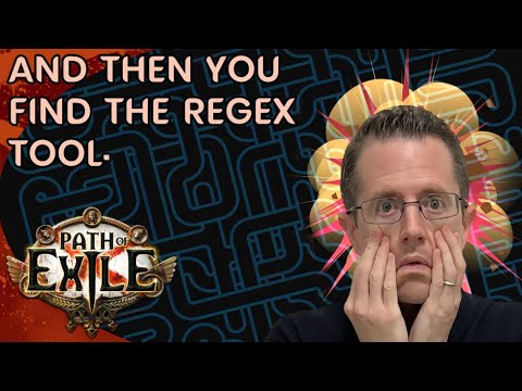 When a game needs 20 tools and THEN you find the REGEX tool - Path of Exile - YouTube