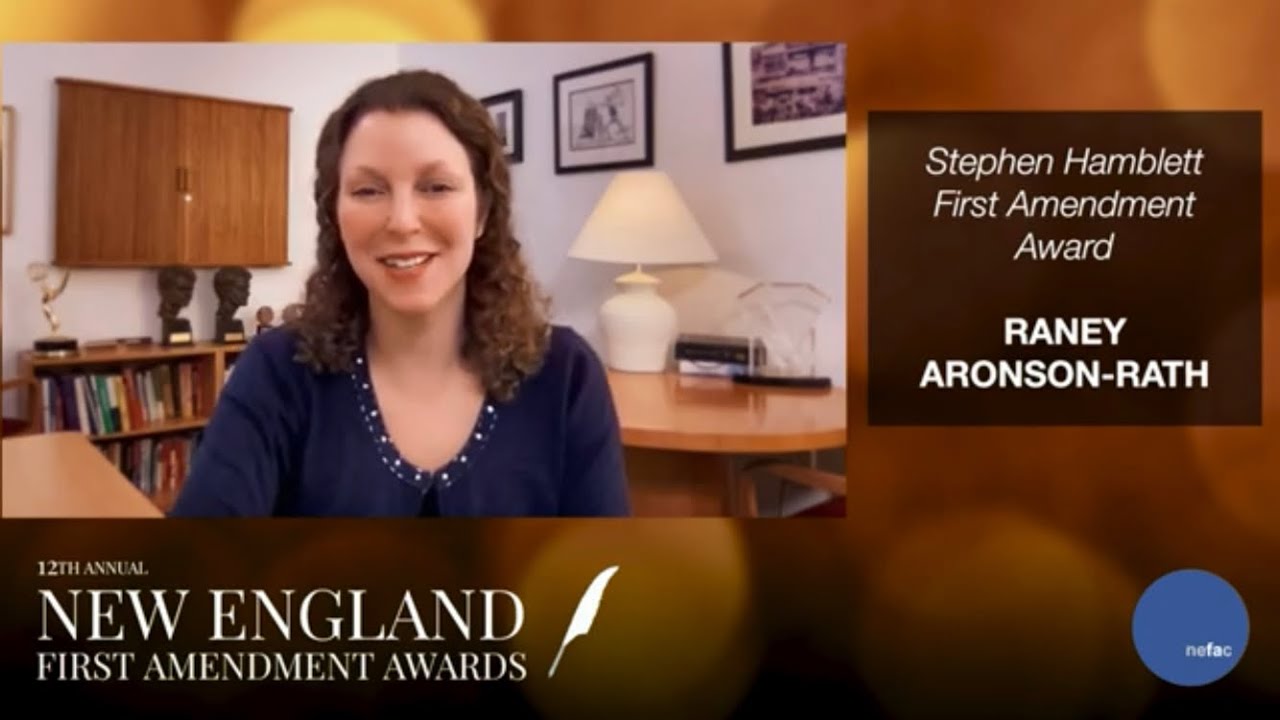 2022 Stephen Hamblett First Amendment Award Presentation to Raney ...