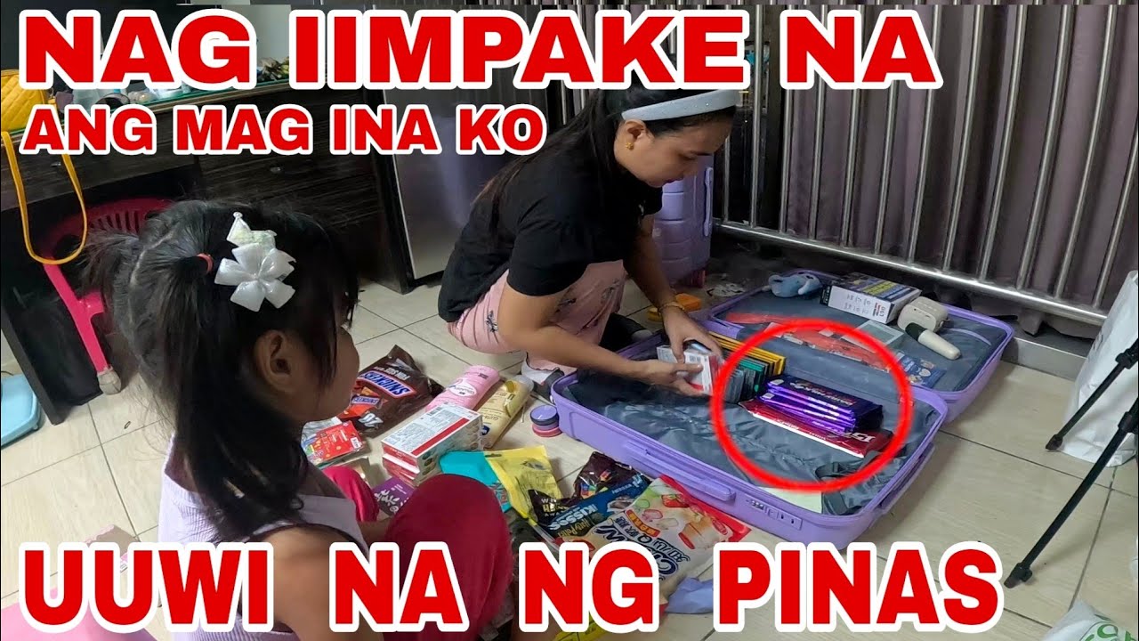 Nalungkot Ako Bigla! Uuwi Na Sa Pinas Ang Mag Ina Ko - YouTube
