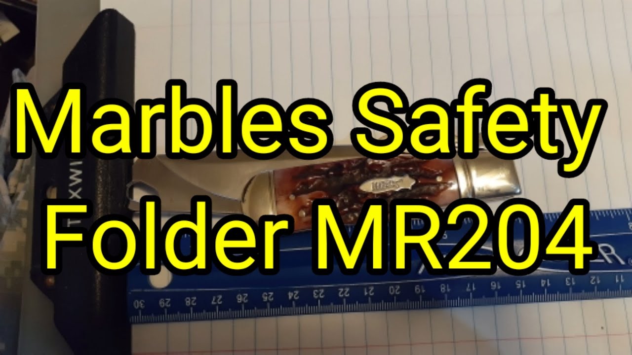 (151) Marbles Safety Folder MR204 - YouTube