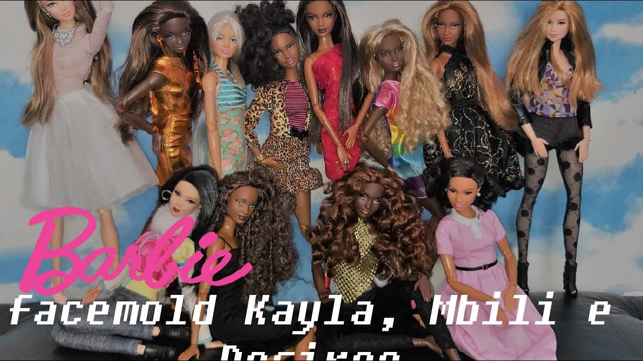 Facemold Doll Barbie: Mbili, Katla e Desiree - YouTube