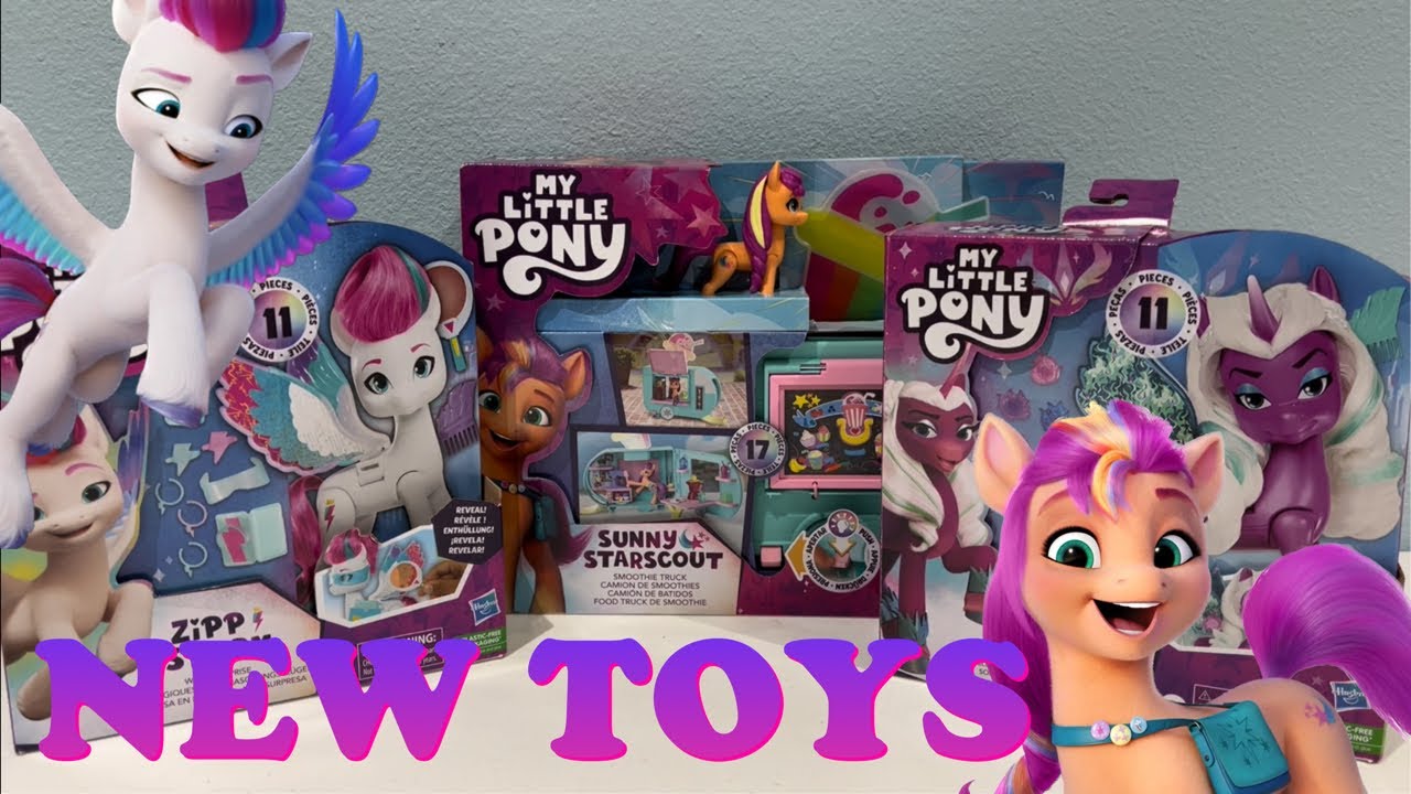 New My Little Pony G5 Toys | Opaline, Sunny, Zipp | Emma Cole - YouTube