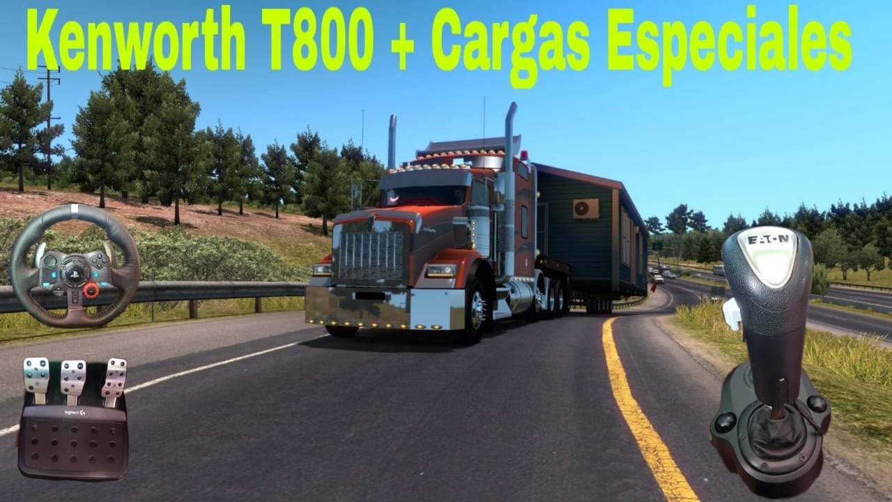 Kenworth T800 ATS DLC Cargas Especiales Casa Llave En Mano.Tico Trucks ...