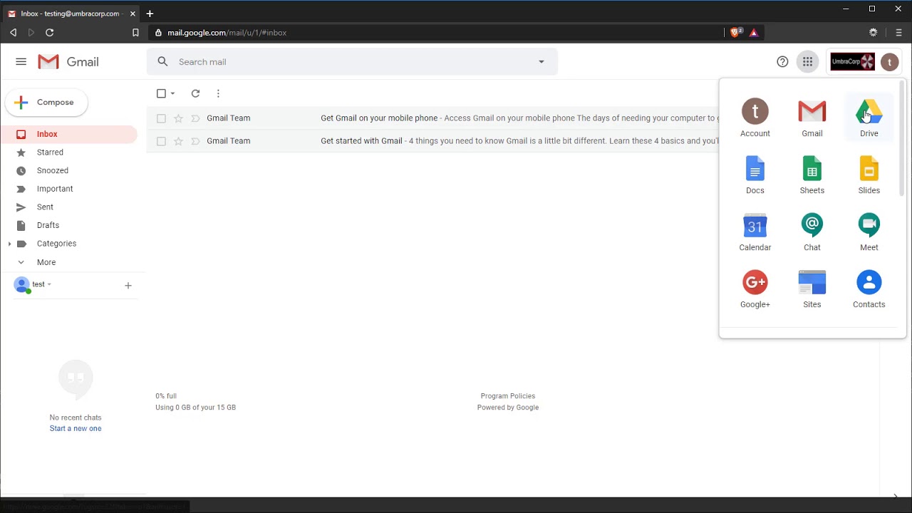 Open Google Drive From Gmail YouTube Open Google Drive From Gmail YouTube