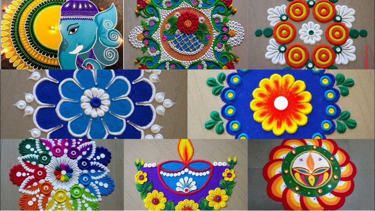 Rangoli Designs| Latest Rangoli Designs| Sankranti |Pongal| Mugullu ...