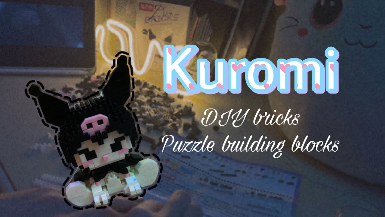 Kuromi /DIY bricks puzzle building blocks 🌸 - YouTube