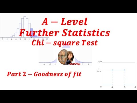 A-LEVEL FURTHER MATHS STATISTICS CHI-SQUARE TEST GOODNESS OF FIT | PART ...