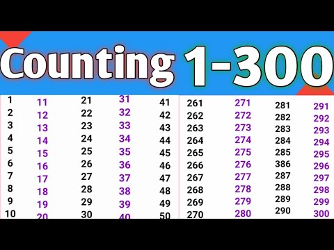 Learn to count 1 to 300 // counting numbers 1 to 300 //counting - YouTube