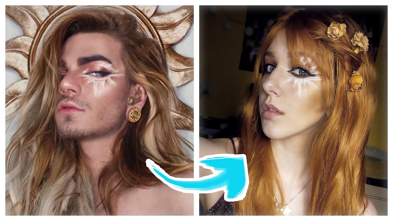 Sun Goddess Makeup RECREATION ☀️ Odtwarzam makijaż Lithunium Snow - YouTube