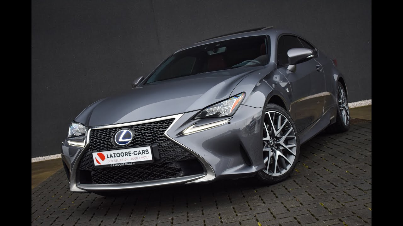 Videotour: 2016 Lexus RC 300h E-CTV F-sport - YouTube