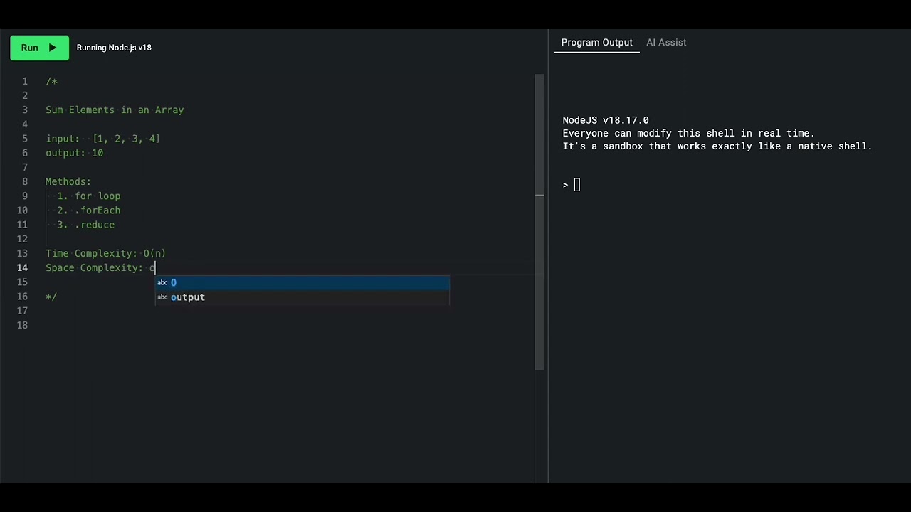 Sum Elements In An Array Javascript Arrays Episode 2 Youtube 6260