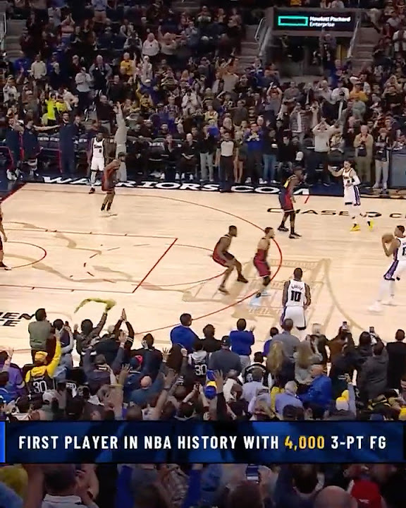 스테판 커리 - 3P (feat NBA 3점슛 4,000개 성공) #stephencurry #nba #basketball #warriors #3points #shorts ...