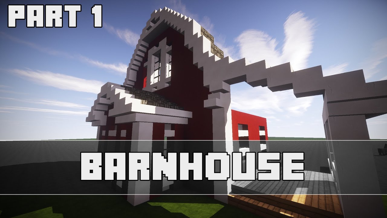 Eine Scheune bauen | Minecraft Tutorial Part 1 | German - YouTube