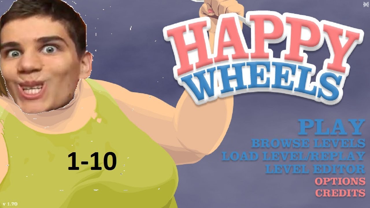GOGO - Happy Wheels l 1-10 l NEJ okamžiky - YouTube