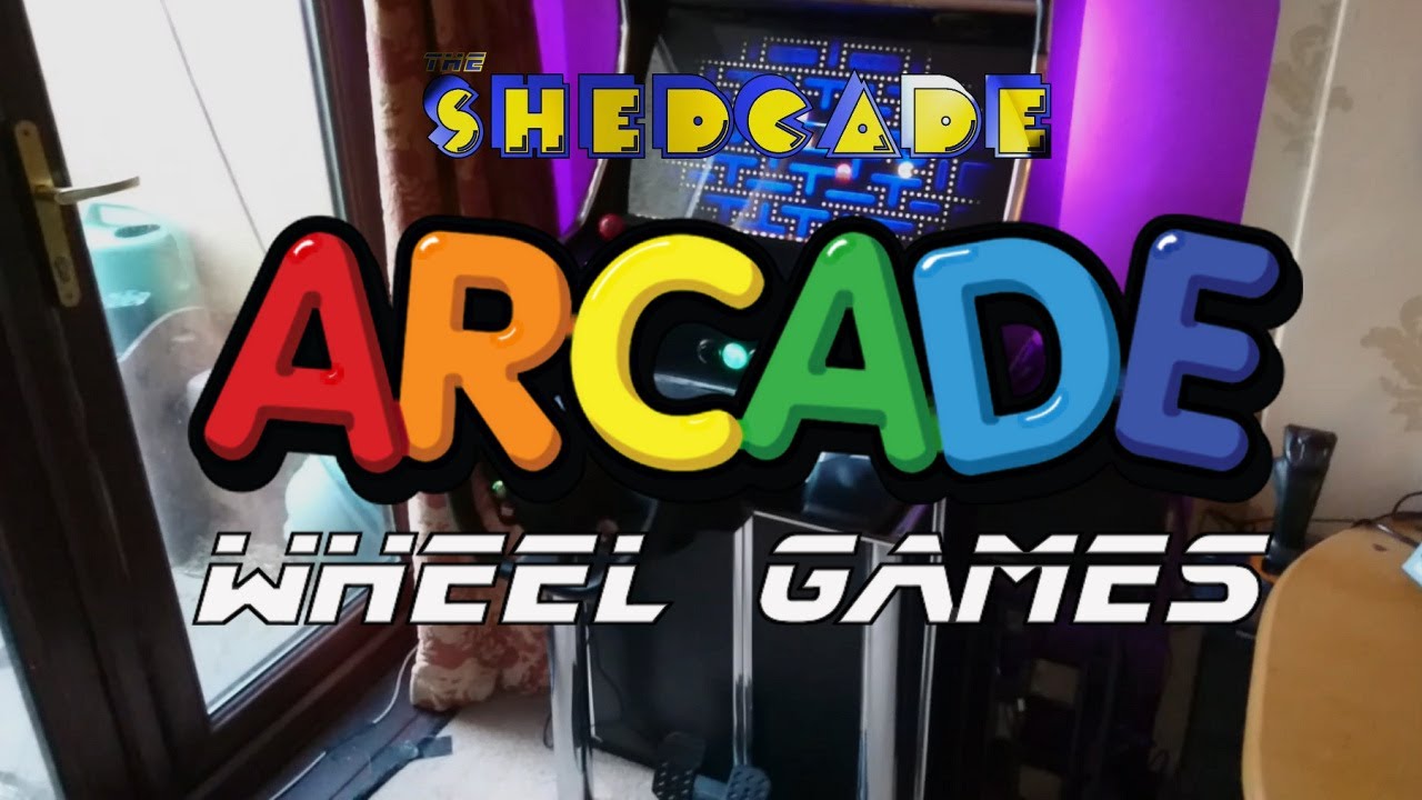 CoinOps Custom Cabinet - Racing Wheel Arcade Games Menu Section - YouTube