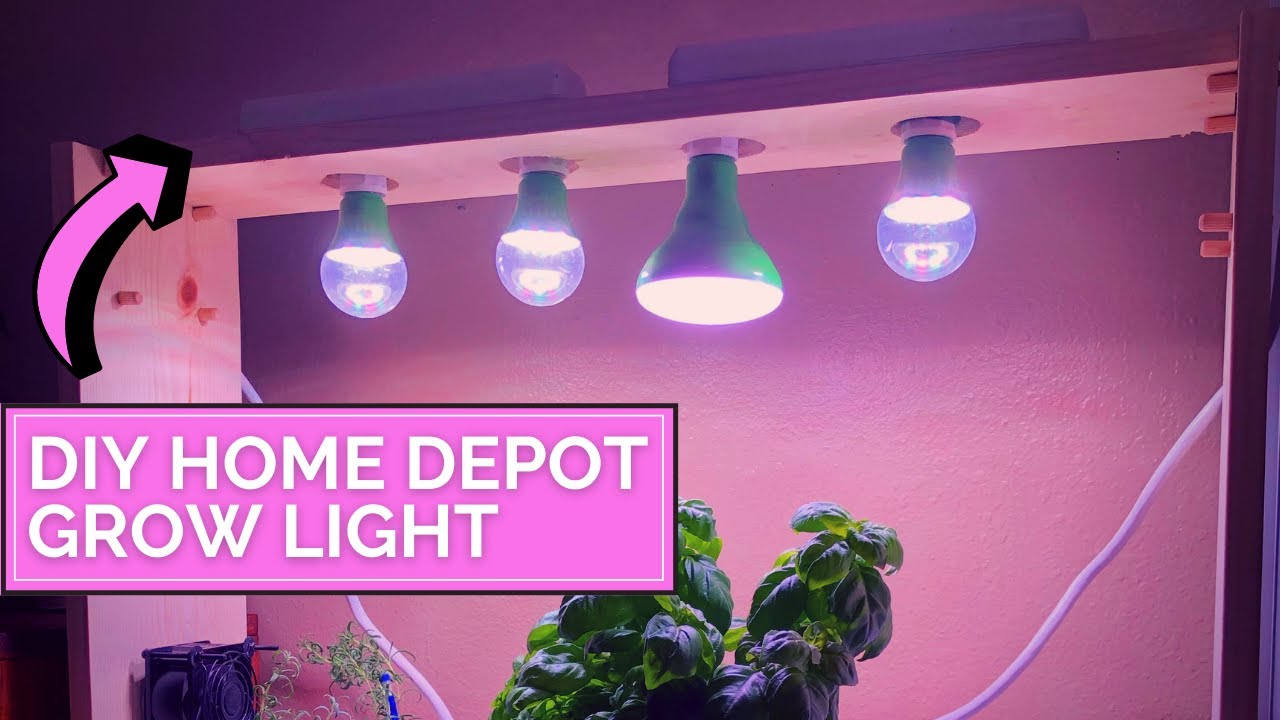 DIY Grow Light for an Indoor Herb Garden - YouTube