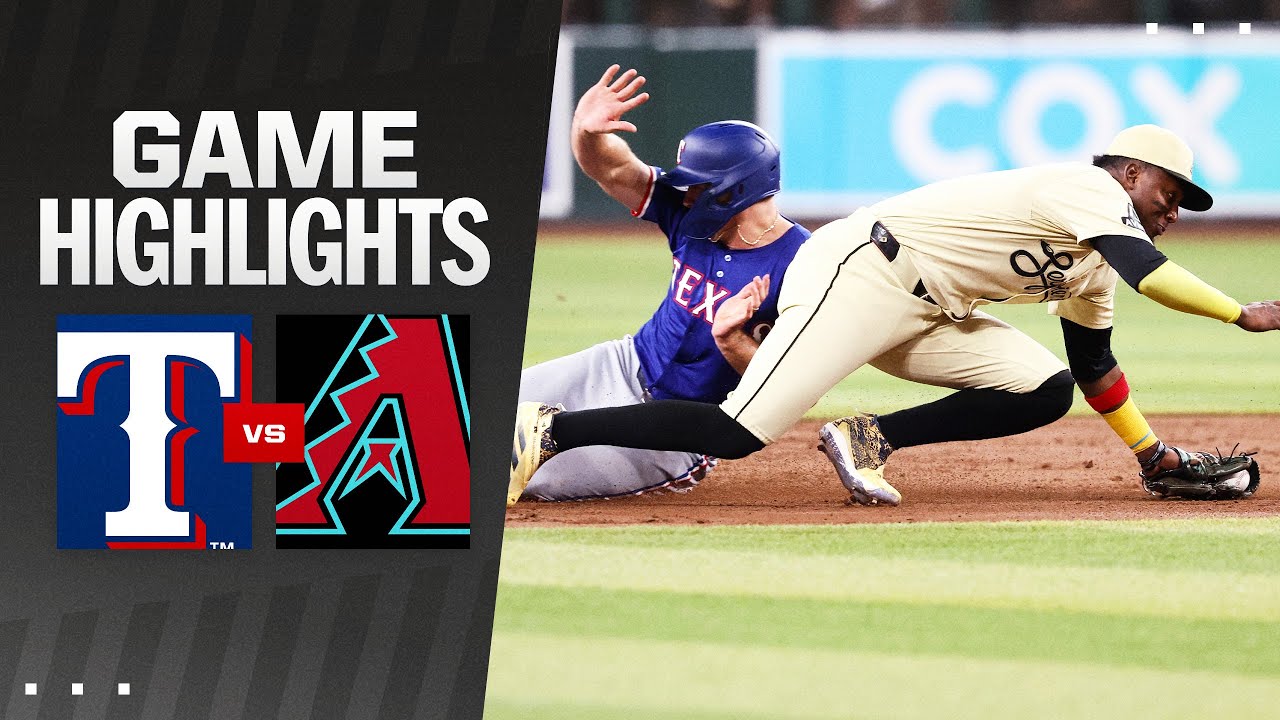 Rangers vs. D-backs Game Highlights (9/10/24) | MLB Highlights - YouTube
