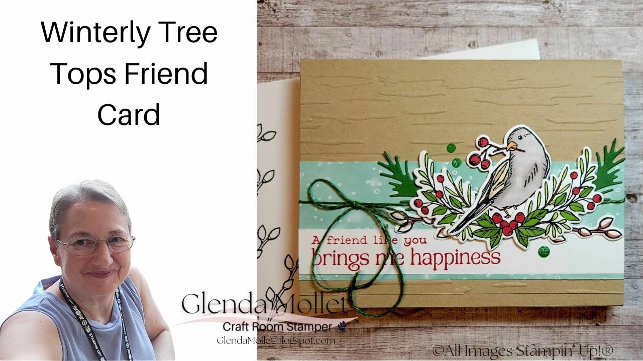 A Winterly Tree Tops Winter Hello Card! - YouTube