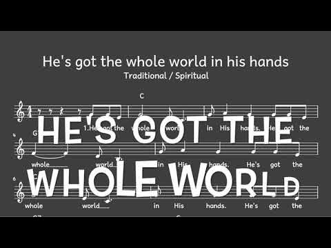 Lied: He's got the whole world (Religion, Spiritual / Melodie, Akkorde ...