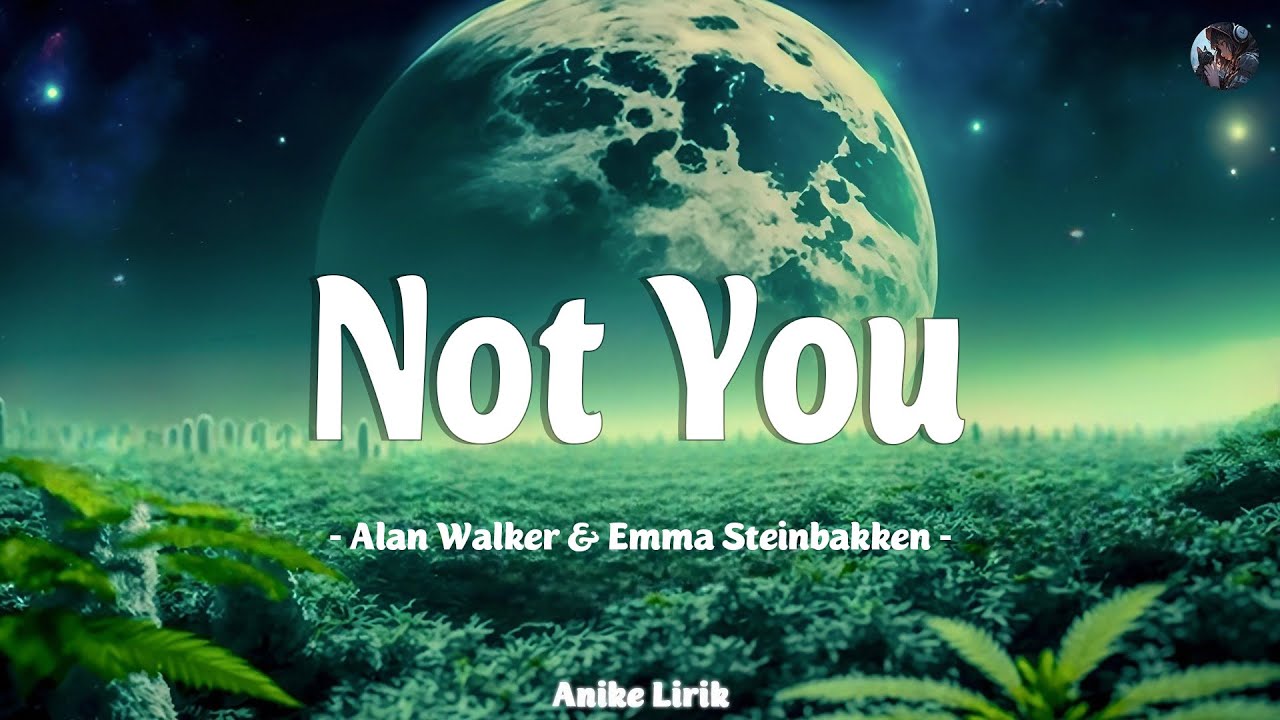 Alan Walker x Emma Steinbakken - Not You (Lyric Video Mix) - YouTube