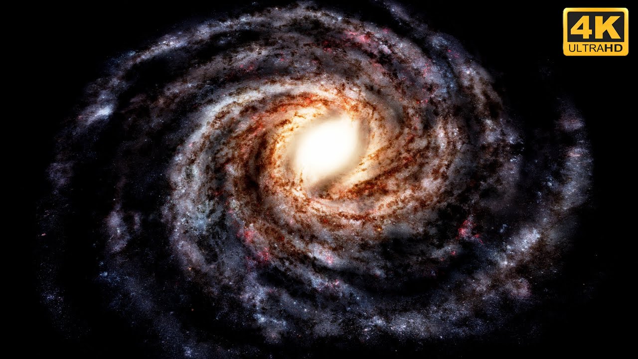 Milky Way Galaxy 3D Model | 4K Color Remaster - YouTube