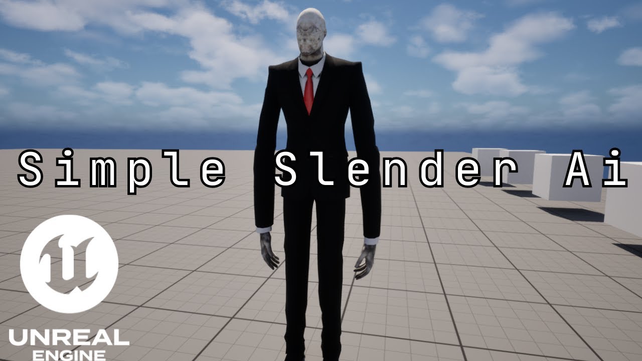 Unreal Engine - Simple Slender Ai - YouTube