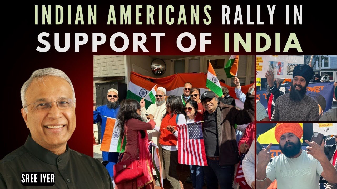Indian Americans rally in support of India at the San Francisco ...
