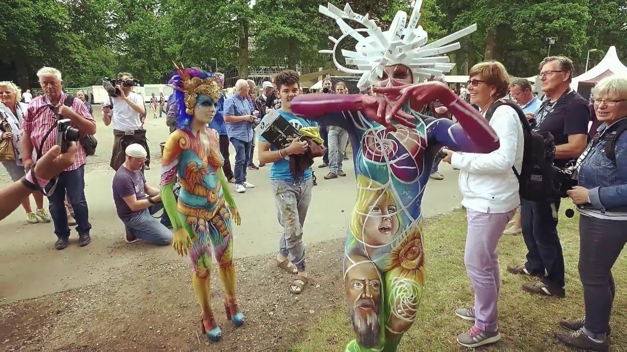 How To Body Painting- World Bodypainting Festival #44 - YouTube