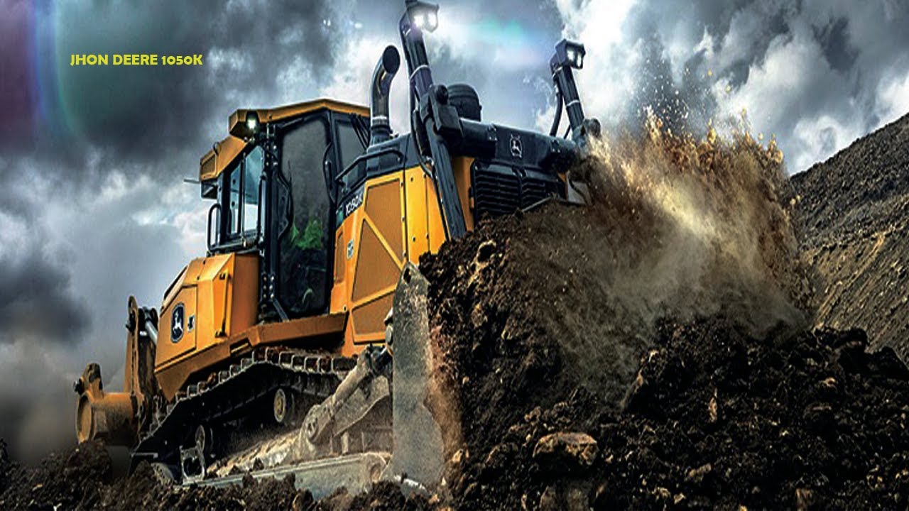 John Deere 1050K: Extremely Powerful Crawler Dozer - YouTube