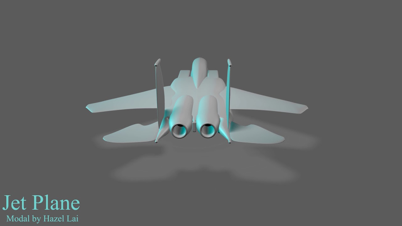 F-15 Jet Plane in maya - YouTube
