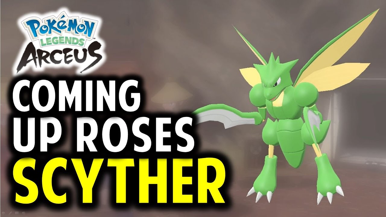 Coming Up Roses: Find Pokemon with Scythe on Each Arm | Pokemon Legends ...