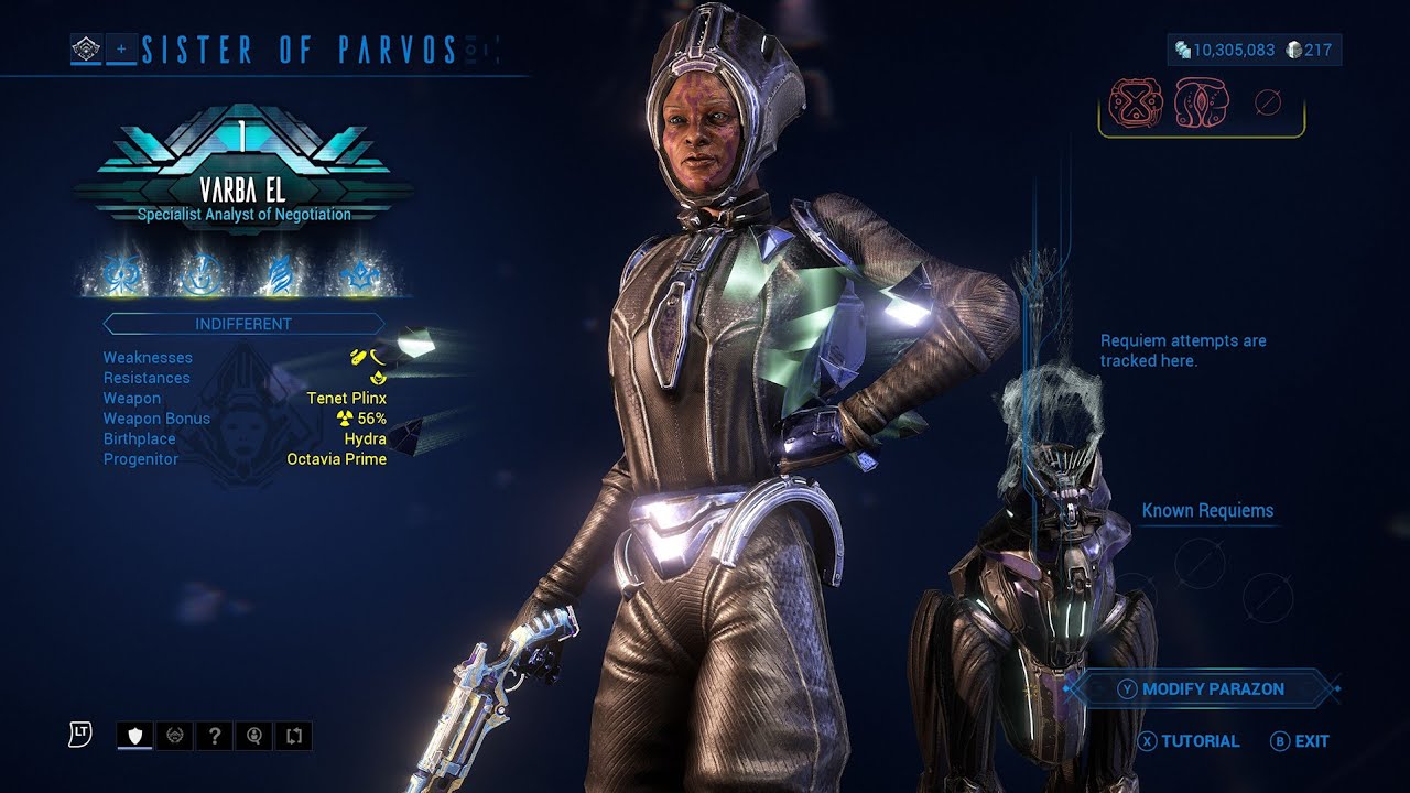 Warframe: Going After The Sister (Tenet Plinx) - YouTube