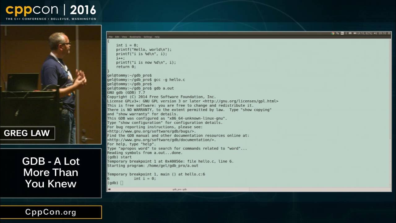 CppCon 2016: Greg Law “GDB - A Lot More Than You Knew" - YouTube