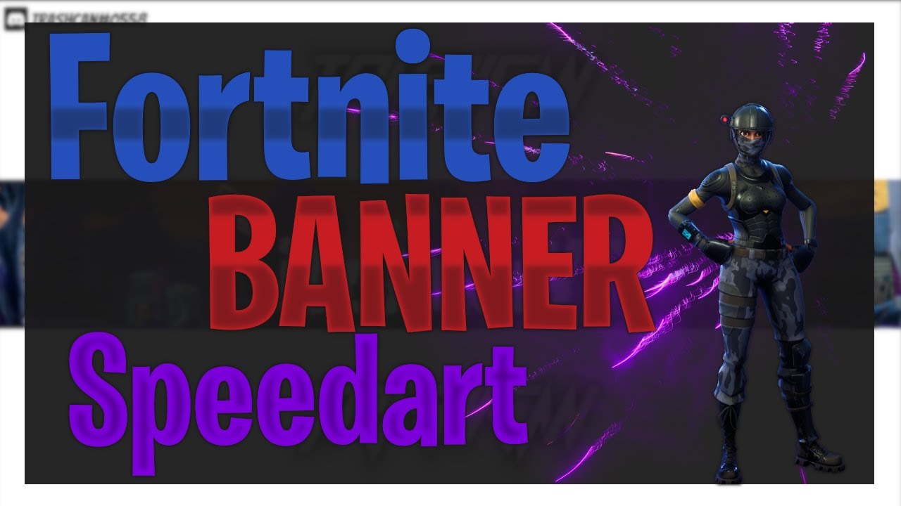 FORTNITE/Elite Agentin BANNER Speedart FREE - YouTube