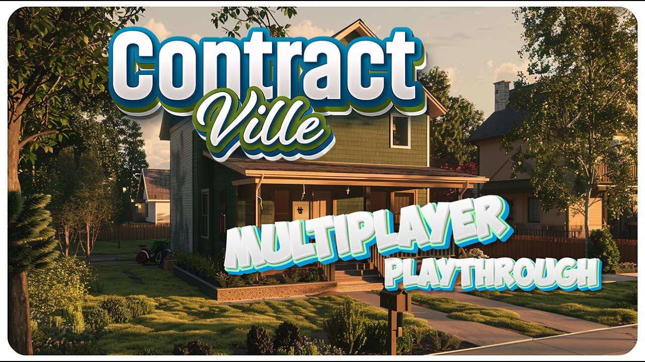ContractVille // Building our first house! - YouTube