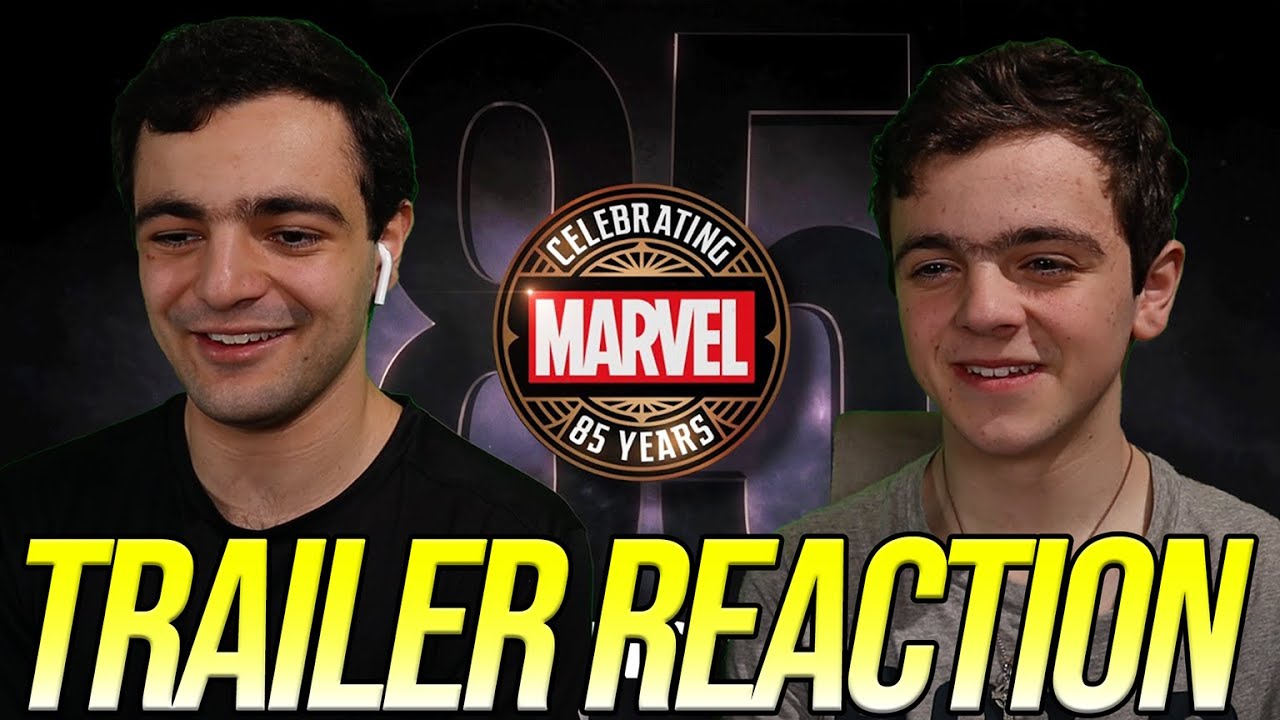 Celebrating 85 Years of Marvel REACTION! - YouTube