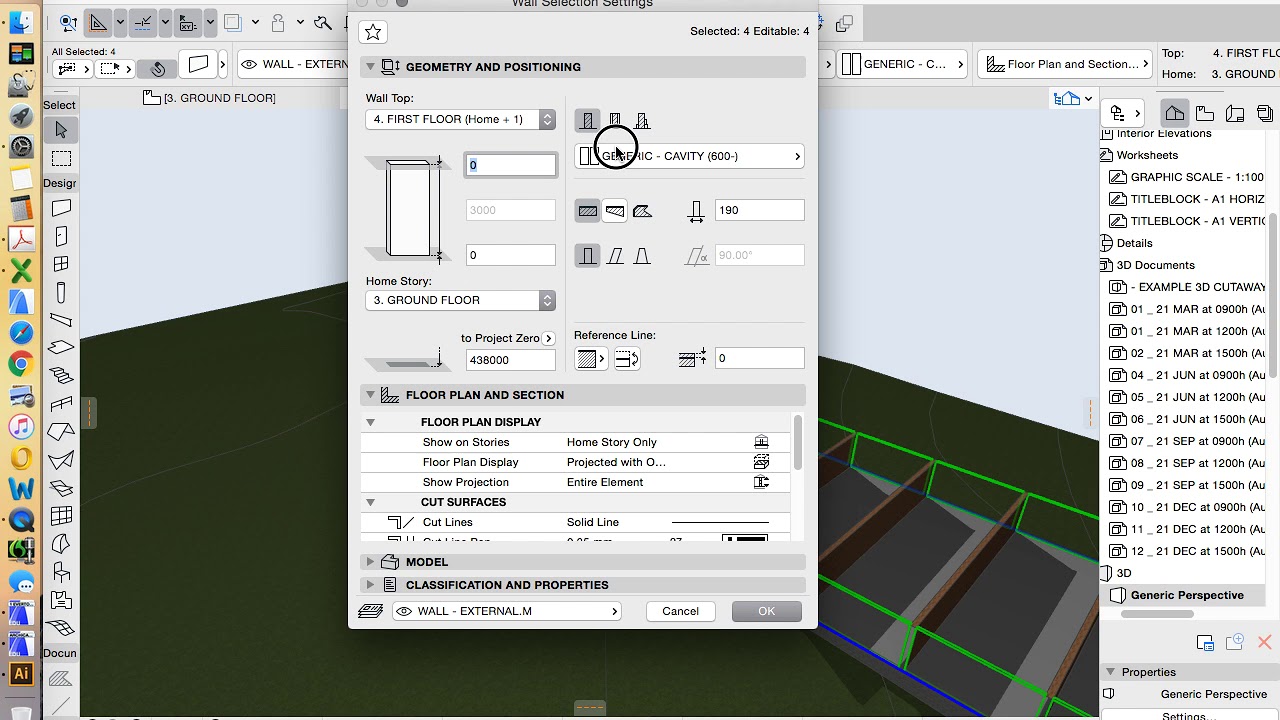 ArchiCAD 21 - tutorial part 12 - door & window tool - YouTube