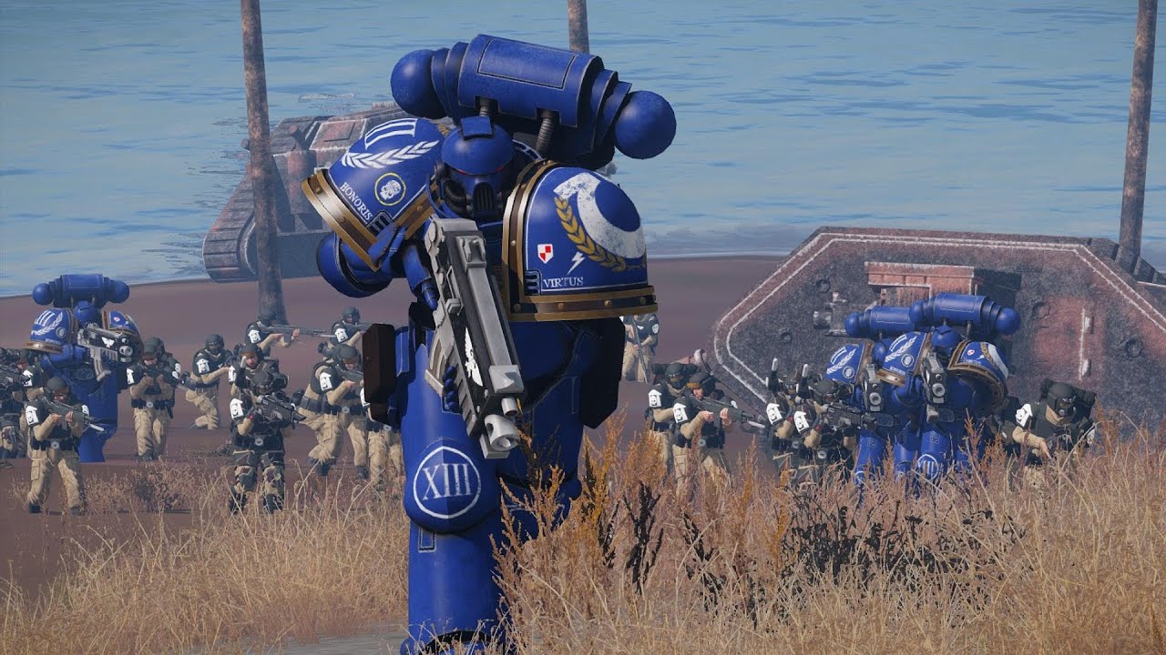 Deploying ULTRAMARINES - Warhammer 40K Campaign 01 | ARMA 3 - YouTube