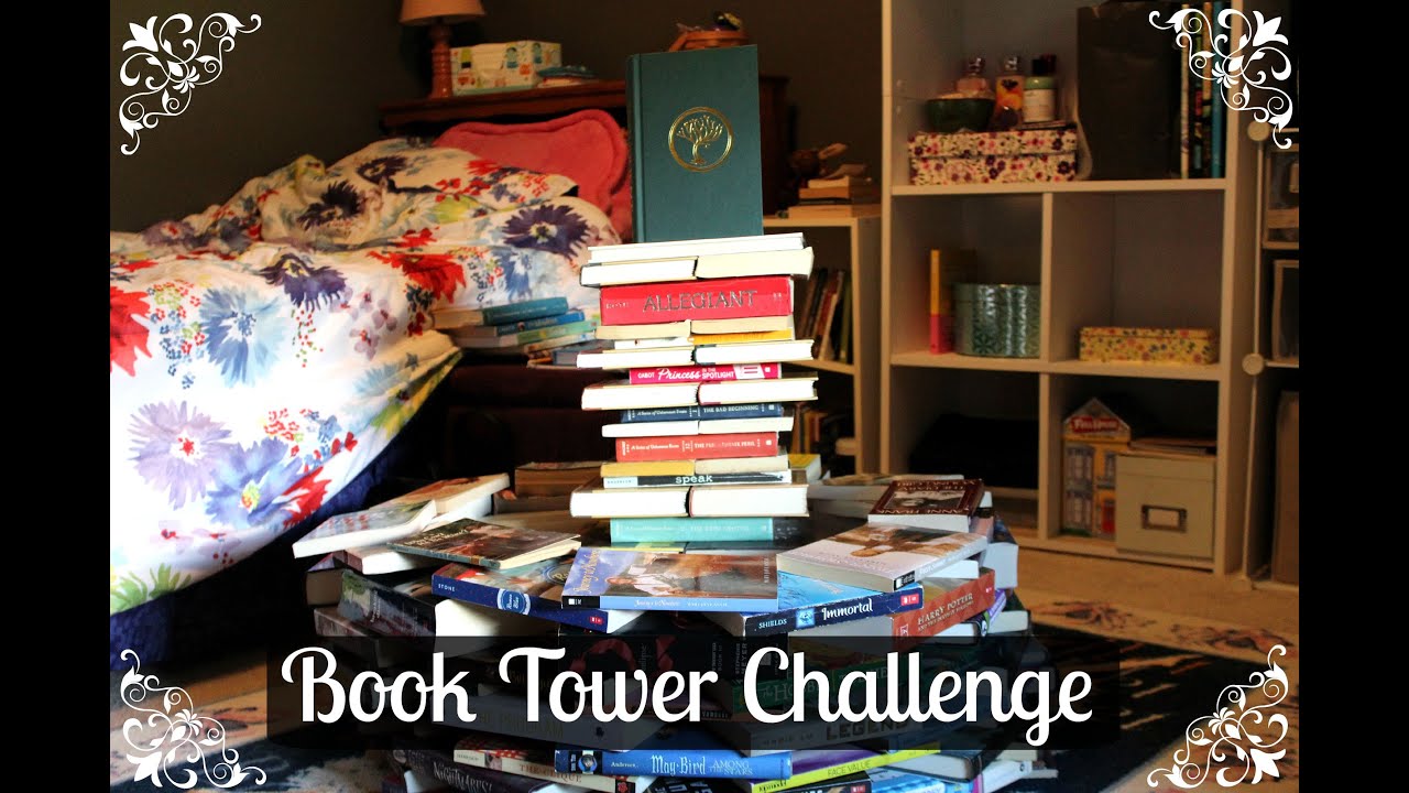 Book Tower Challenge- BookTubeAthon 2015 - YouTube