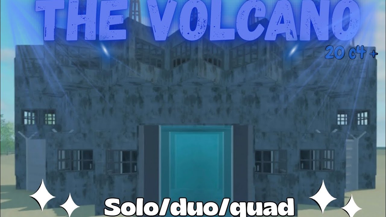 The Volcano | Trident survival V5 base design (Roblox) - YouTube