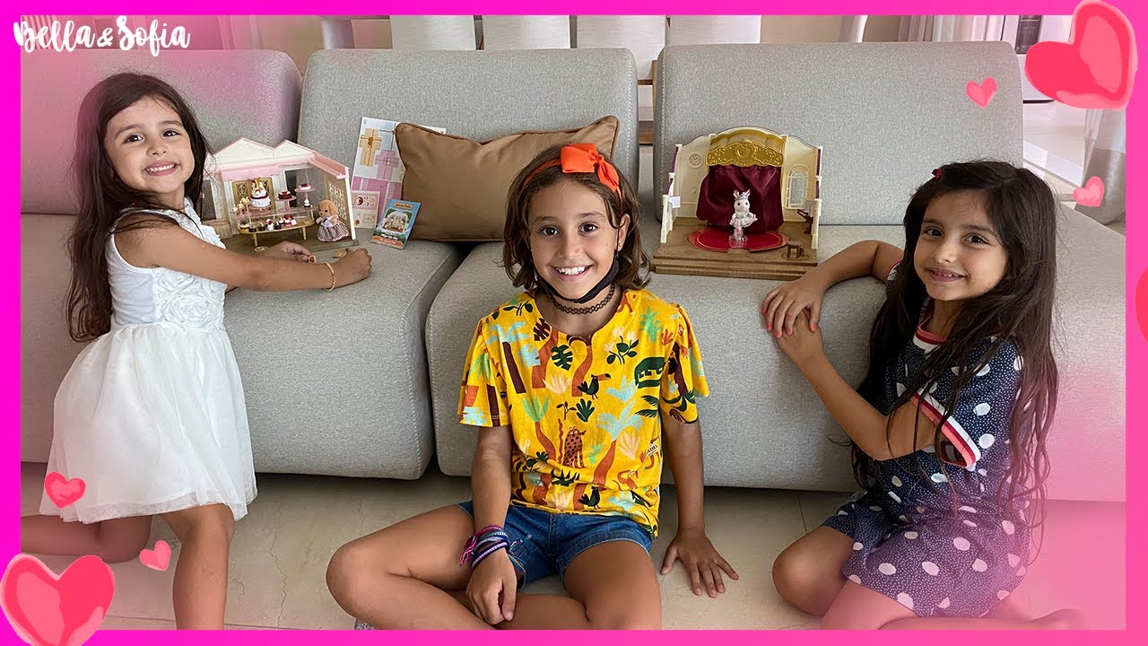 Bella e Sofia ganharam um presente de aniversário do fã Mateus - YouTube