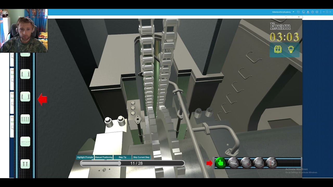 Thrust Bearing overhauling complete Simulator - YouTube