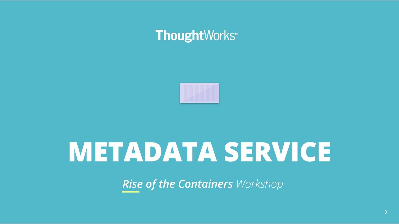 Overview of Metadata service used for exercises - YouTube