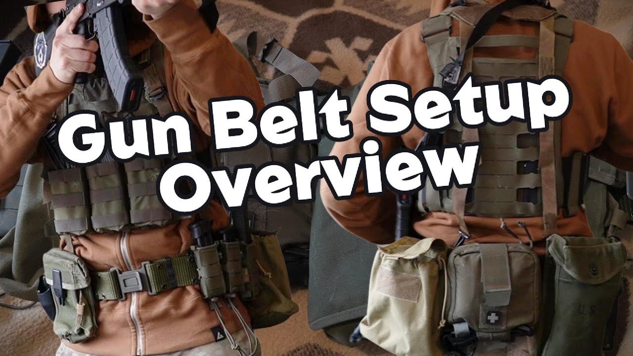 My Gun Belt Setup - AK and UZI edition - YouTube