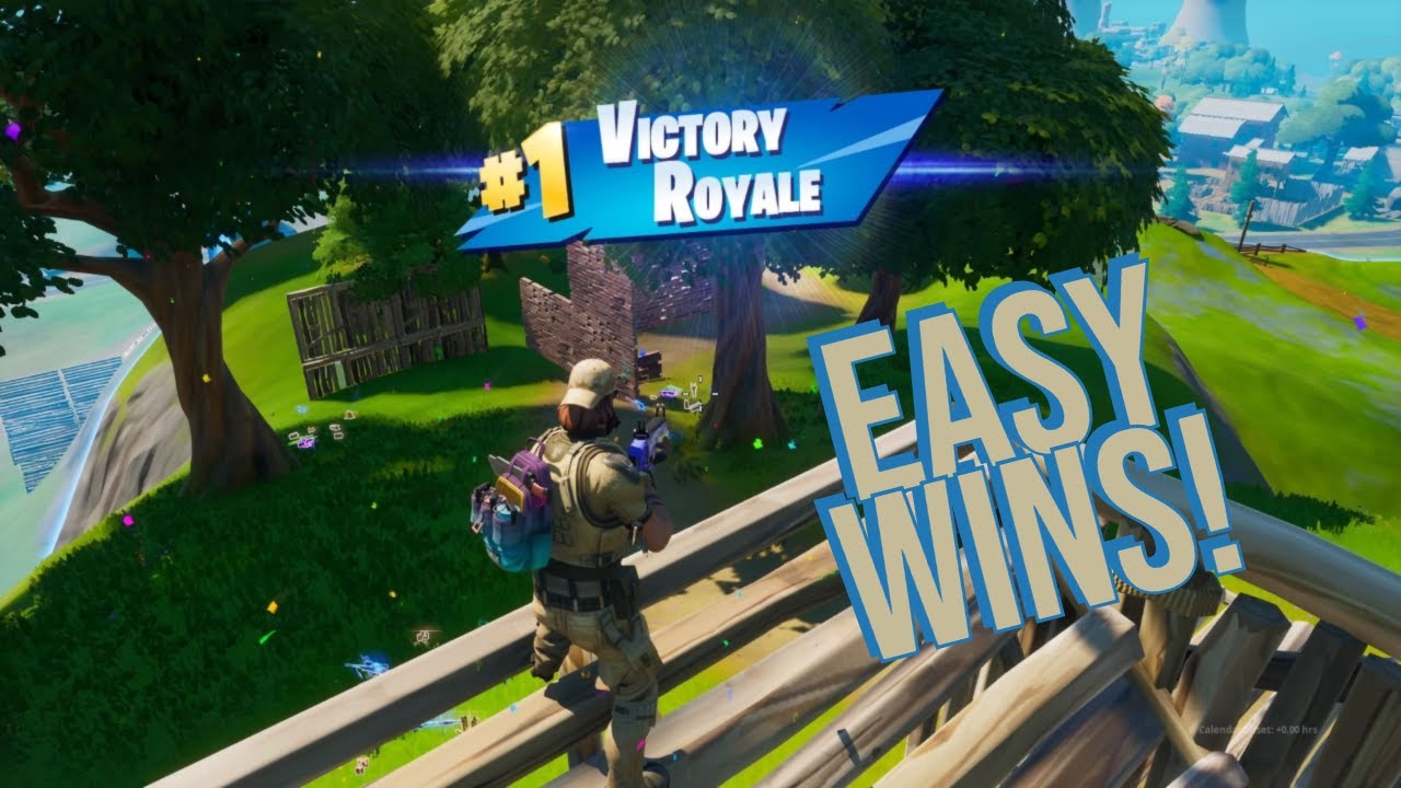 HOW TO GET EASY WINS IN FORTNITE BATTLE ROYALE - YouTube