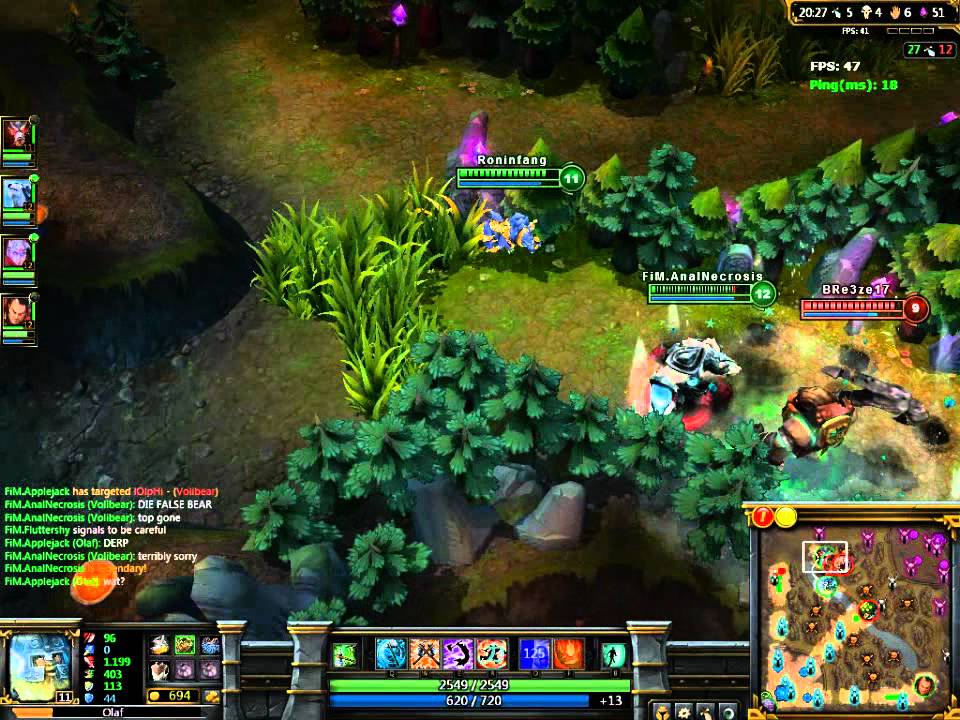 Fus Ro Dah / Derp moments - League of Legends - Olaf & Team - YouTube