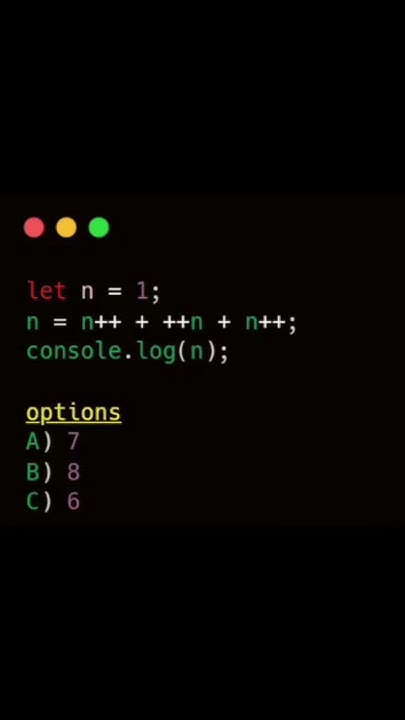 Guess The Output For Javascript Coding Frontendcourse Programminglanguage Javascript