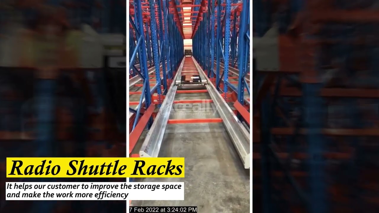 Radio Shuttle Racking | Warehouse Storage Solutions-Aceally - YouTube